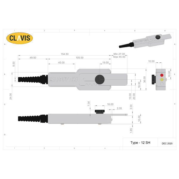 Belt Meter - Sensor Heads - CLAVIS IDS